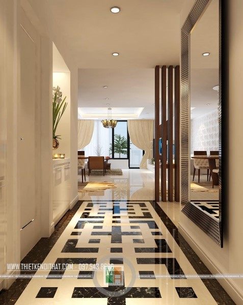 Thiết kế nội thất chung cư Thăng Long Number One Nam Từ Liêm Hiện Đại