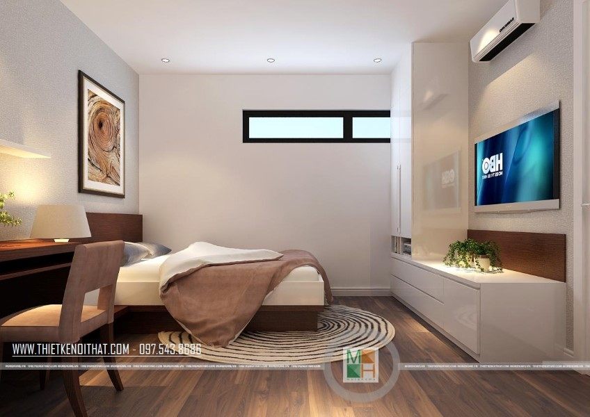 Thiết kế nội thất chung cư Thăng Long Number One Nam Từ Liêm Hiện Đại